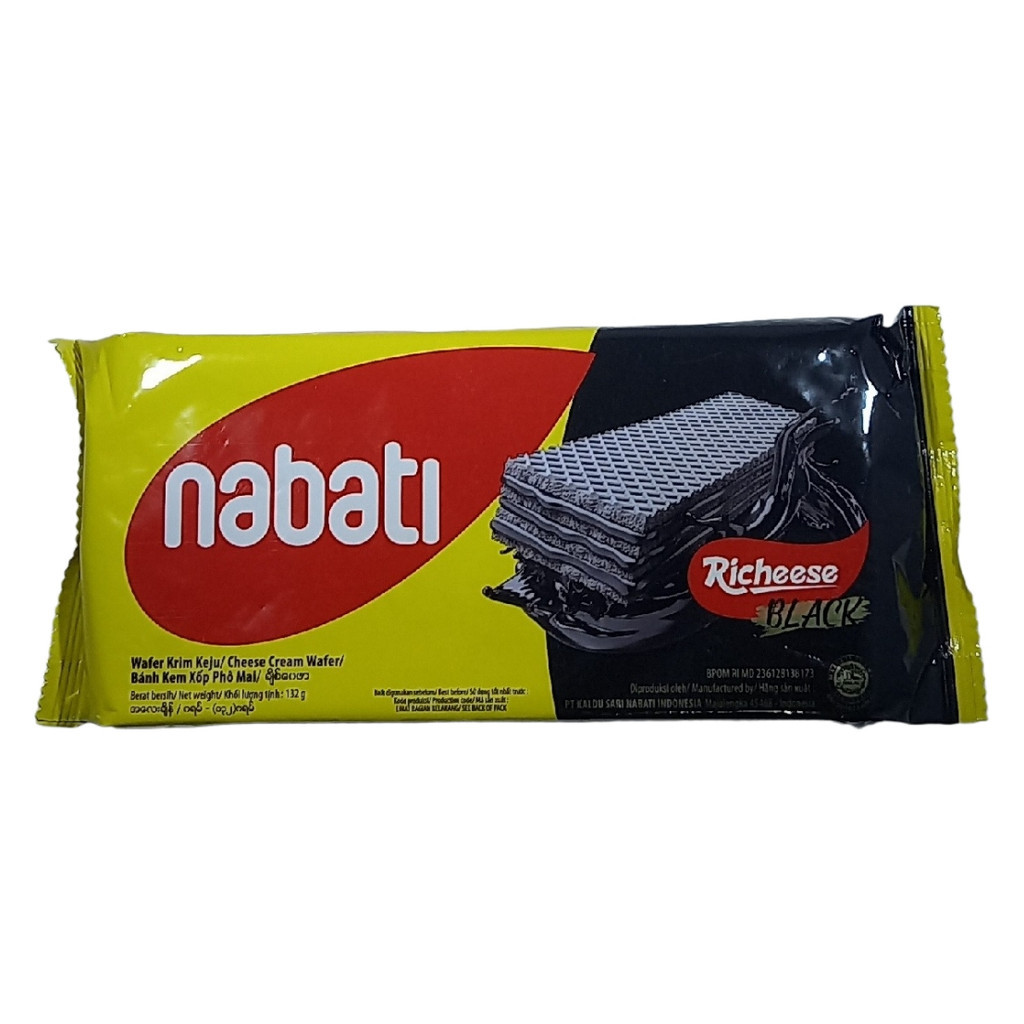 Jual Richeese Nabati Black 122 gr Original | Shopee Indonesia