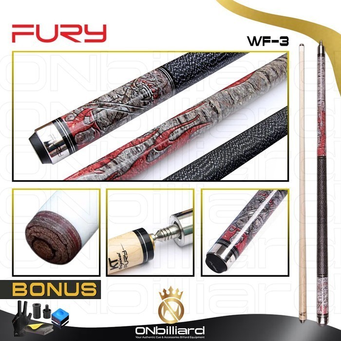 Jual BARANG TERLARIS FURY WF SERIES CUE STICK STIK PLAY BILLIARD BILIAR ...
