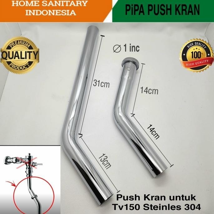 Jual Pipa Push Kran Z untuk Closet Toto Tv150 Pipa Keran CE 9 CV Megah ...
