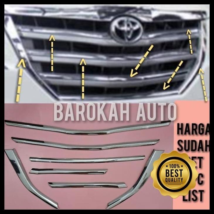 Jual List Grill Innova Barong 2014 2015 Harga Sudah Set 7Pc List ...