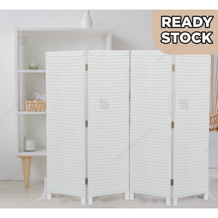 Jual Partisi Ruangan Minimalis Putih 4 Pintu | Shopee Indonesia