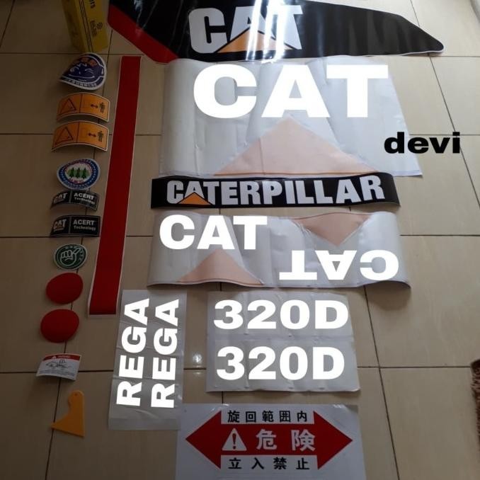 Jual Sticker Excavator Cat 320D | Shopee Indonesia