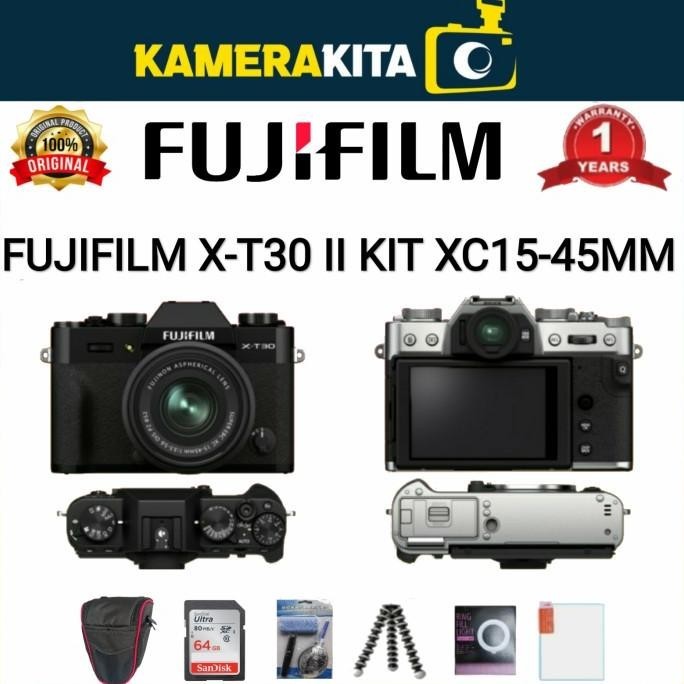 Jual FUJIFILM XT30 II KIT XC 15-45MM / FUJIFILM X-T30 MARK II KIT 15-45MM | Shopee Indonesia
