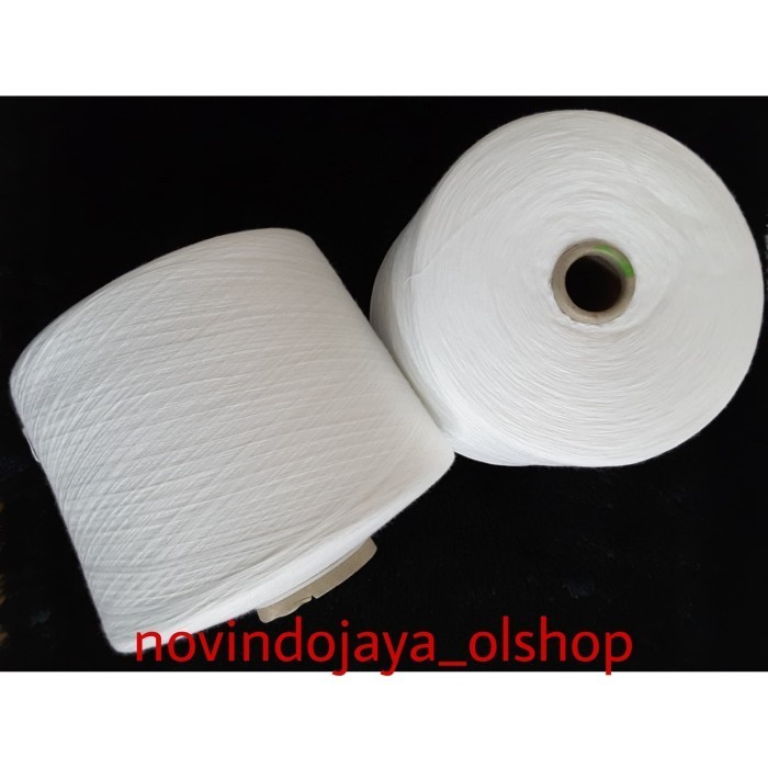 Jual Benang Spul Putih Pe 20 ( Benang Sekoci) | Shopee Indonesia
