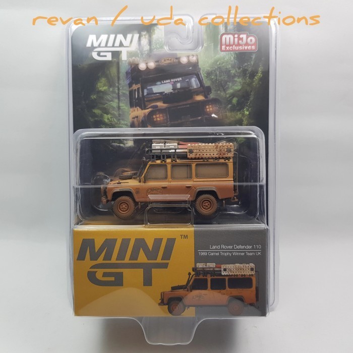 Jual MiniGT Mini GT 221 Land Rover Defender 110 - 1989 Camel Trophy ...