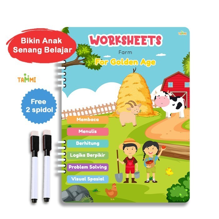 Jual Buku Aktivitas Anak Worksheet Anak Buku Calistung Buku Membaca ...