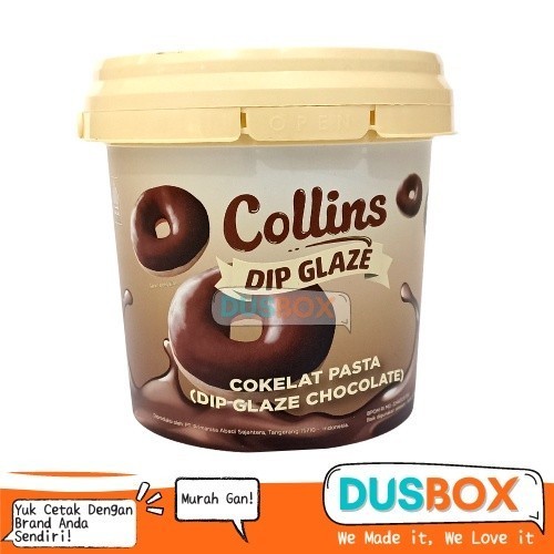 Jual WGN649 Collins Choco Crunchy 1 kg / Collins Dip Glaze / Collins ...