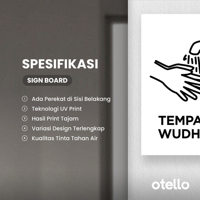 Jual Pantry Sign Board Akrilik Print Papan Nama Ruangan Label Ruang ...