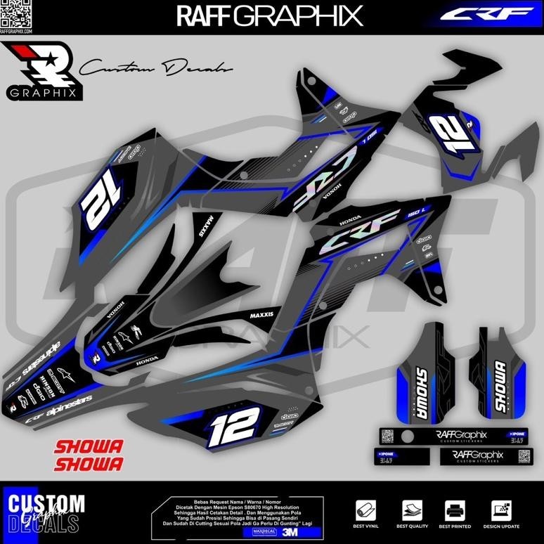 Jual Decal sticker crf 150 / decal crf supermoto / decal crf full body ...