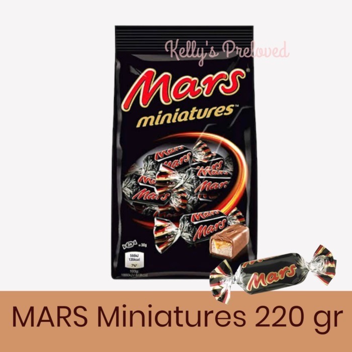 Jual Mars Miniatures 220 Gram Cokelat Mars Mini | Shopee Indonesia