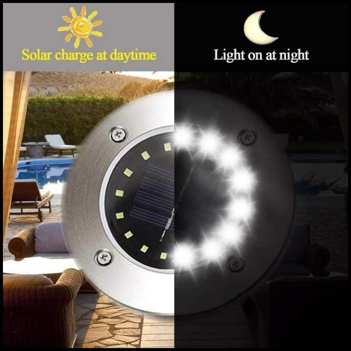 Jual LAMPU TANAM GARDEN TAMAN SOLAR TENAGA SURYA OUTDOOR 20 LED ...