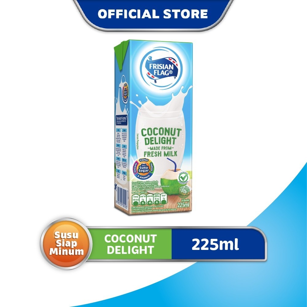 Jual Frisian Flag Susu UHT Coconut Delight 225ml - 1 pcs | Shopee Indonesia