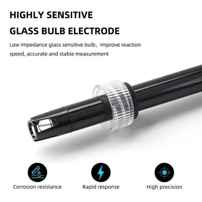 Jual New Kepala Sensor Ph Meter Electrode Bnc Connector Alat Untuk Ph ...
