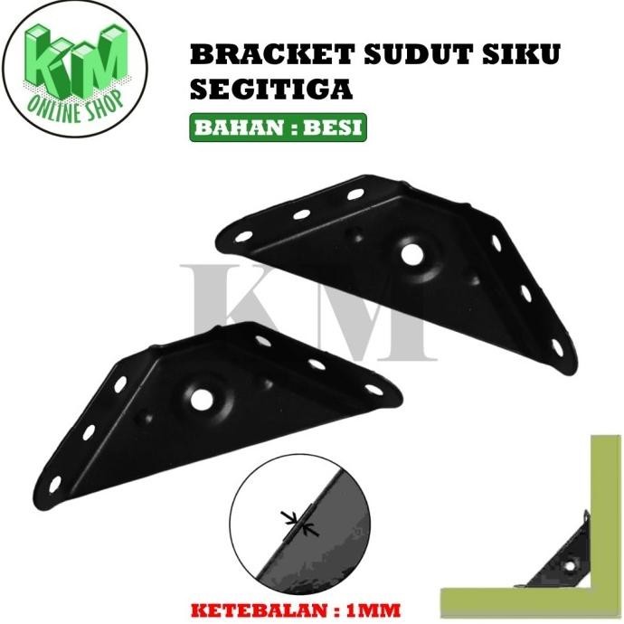 Jual Bracket Sudut Braket Siku Sudut Segitiga Sudut Ujung Ambalan ...