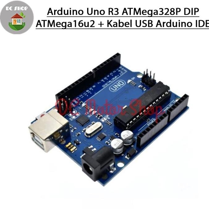 Jual Arduino Uno R3 ATMega328P DIP ATMega16u2 + Kabel USB Arduino IDE Radeliana Official ...