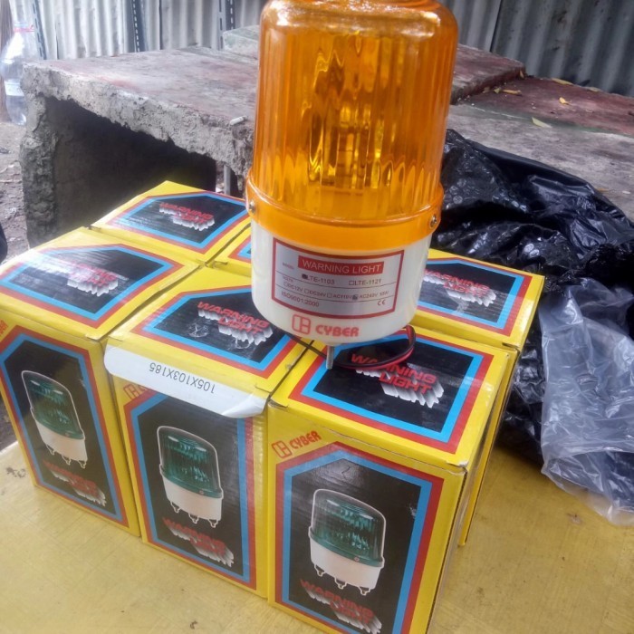 Jual Warning Light 3" Lte-1103 Ac 240V - Lampu Rotary/ Peringatan 3 ...