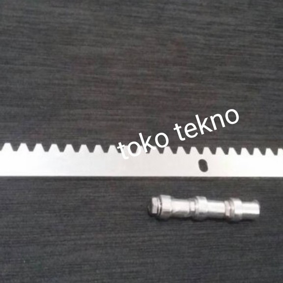 Jual Rel Pintu Sliding Gear Rack Pagar Otomatis Rel Autogate Steel Gear ...