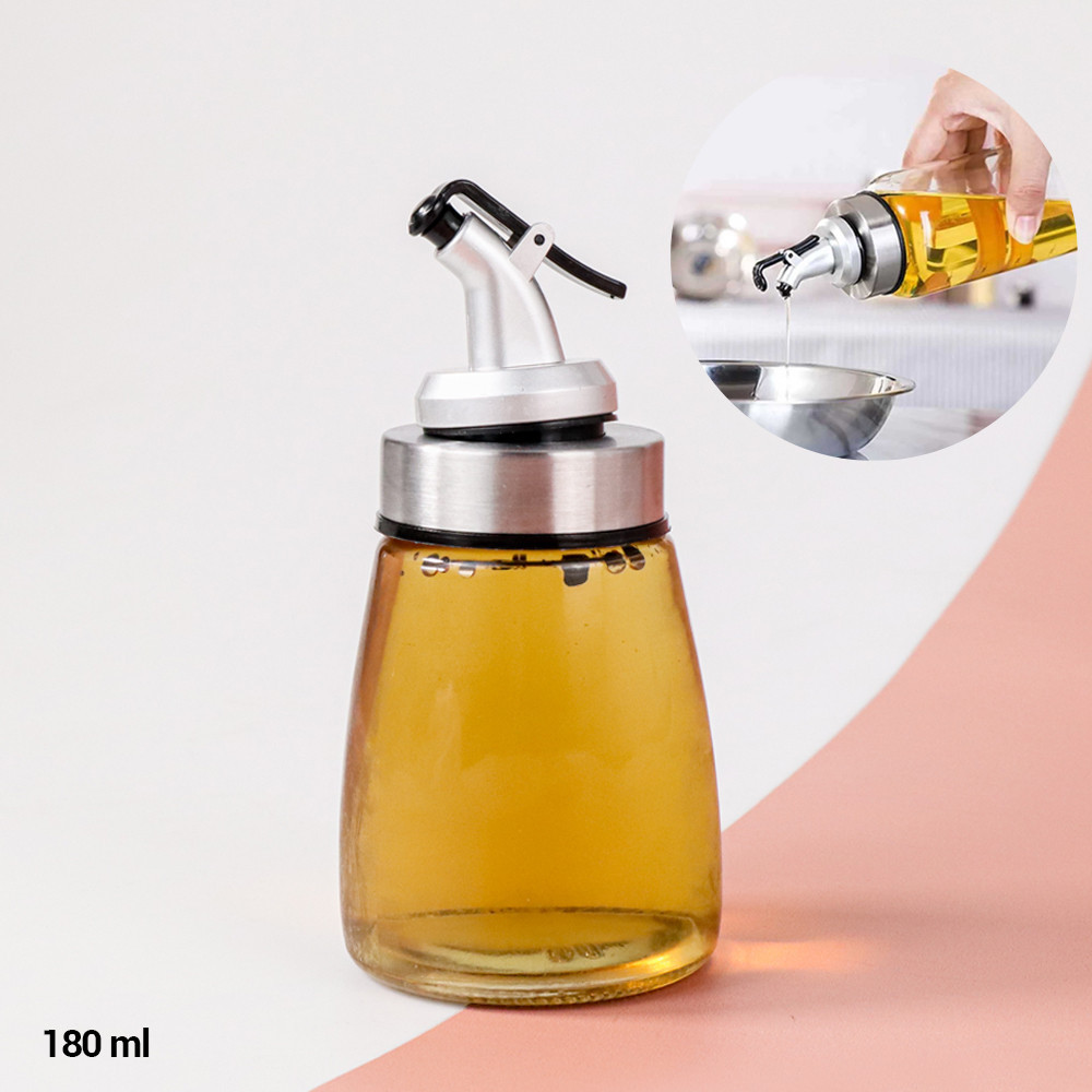 Jual Aihogard Botol Minyak Saos Serbaguna Kaca 180 ml - CW192 | Shopee Indonesia