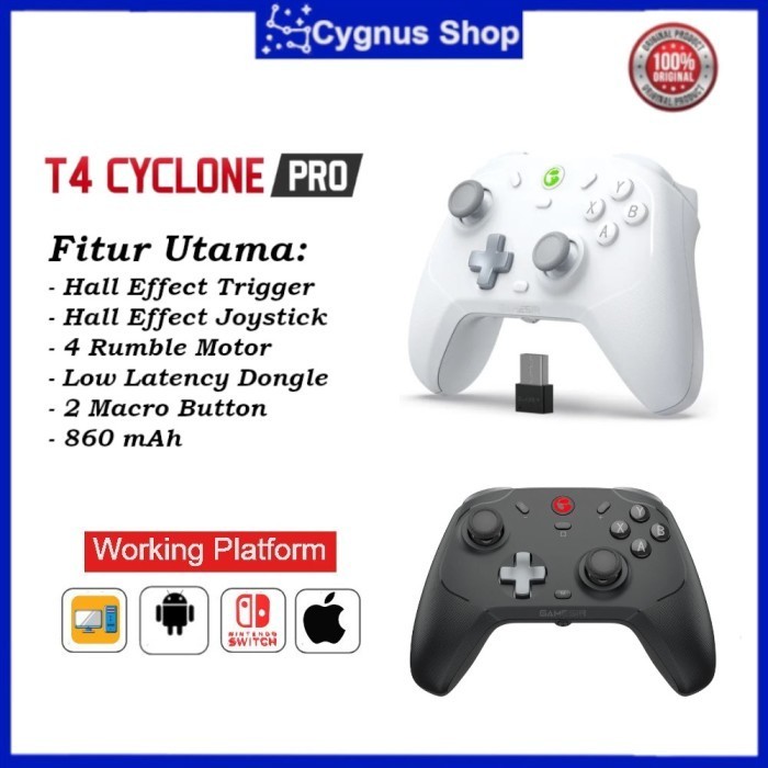 Jual Gamesir T4 Cyclone Pro Wireless Hall Effect Sti Controller Gamepad ...
