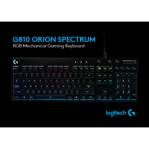 Jual Ready Keyboard logitech G810 orion spectrum rgb mechanical gaming ...
