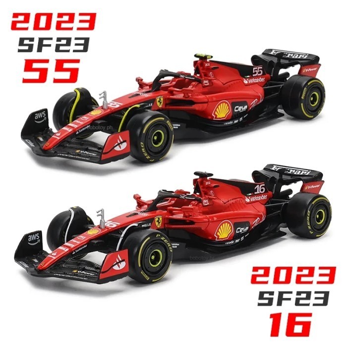 Jual Cabre Diecast Formula 1 Miniatur F1 Ferrari Sf23 #16 Charles ...