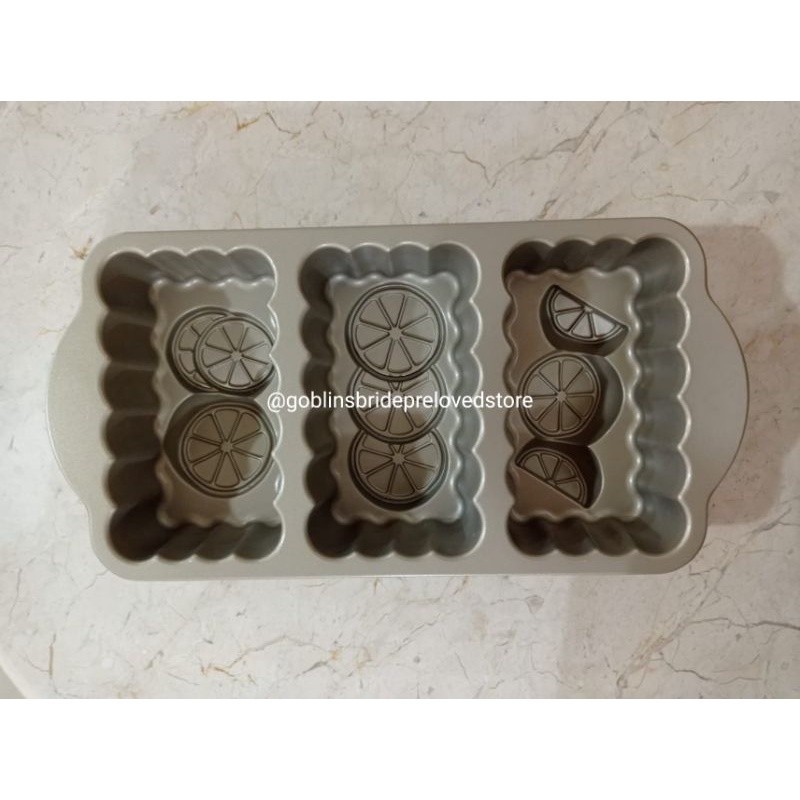 Jual LOYANG PERSEGI PANJANG NORDIC WARE LEMON TRIO LOAF PAN (3 CAKES ...