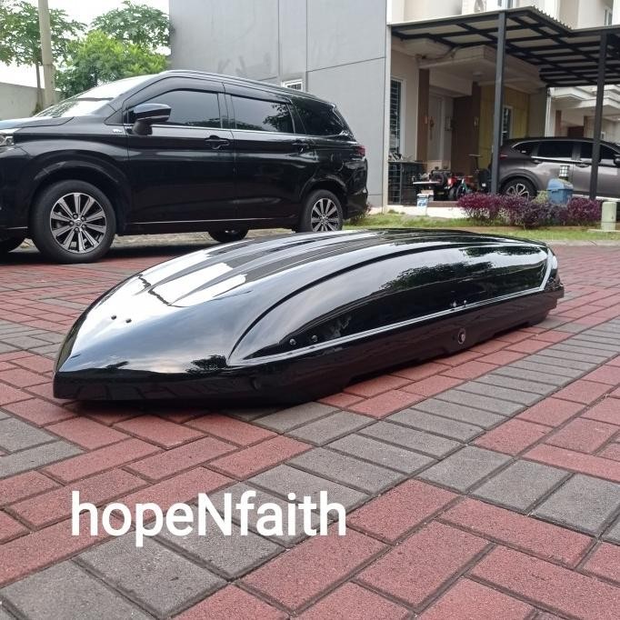 Jual Roofbox Super Slim 650 Liter/Roof Box Mobil Slim/Roofbox Mobil ...