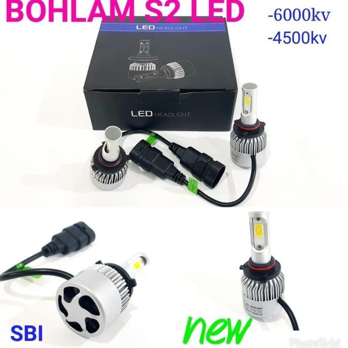Jual LED Autofocus S2 6500K FluxBeam Bohlam Mobil HB3 HB4 H16 H7 ...