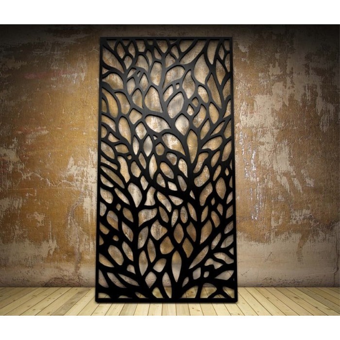 Jual Ready Wall Art Krawangan Screen Panel ACP Metal Hiasan Dinding CNC ...