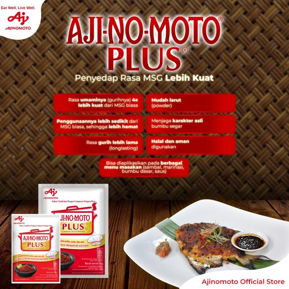 Jual rg-4 AJI-NO-MOTO PLUS Penyedap Rasa MSG Lebih Kuat 1Kg Terlaris ...