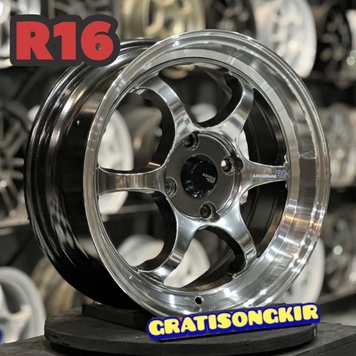 Jual velg racing ring 16 ADVAN RG D2 R16 brio jazz city freed Rocky raize | Shopee Indonesia