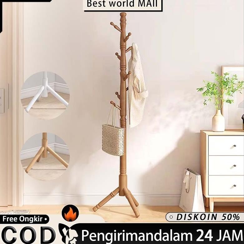 Jual STAND HANGER Hanger Topi Baju GANTUNGAN TAS Tas Berdiri ...