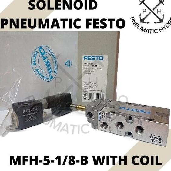 Jual Selenoid Pneumatic Festo Mfh-5-1.8-B With Coil | Shopee Indonesia