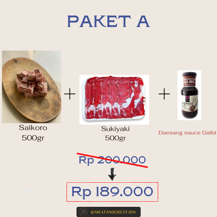 Jual Paket Hemat (Daging + Bumbu Marinasi) | Shopee Indonesia