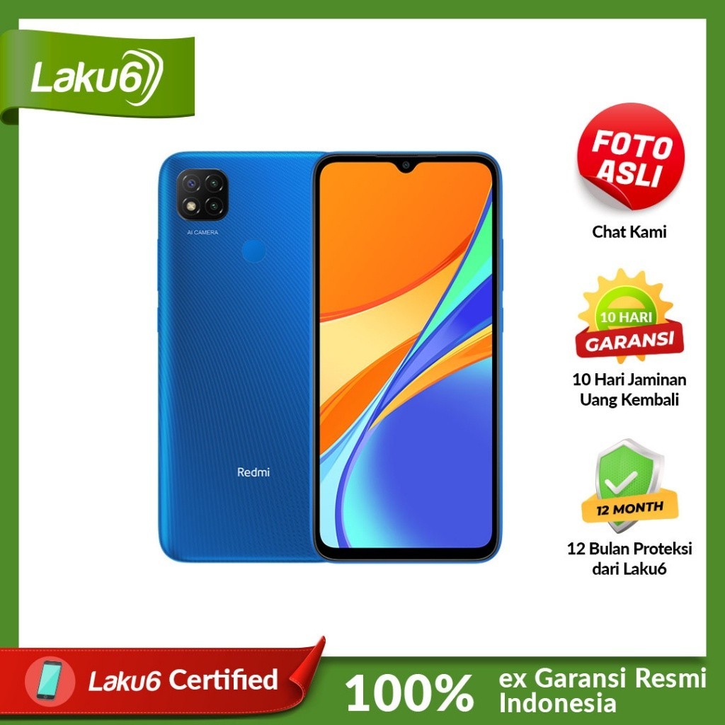 Jual Xiaomi Redmi 9c 4GB/64GB Bekas Resmi Indo | Shopee Indonesia