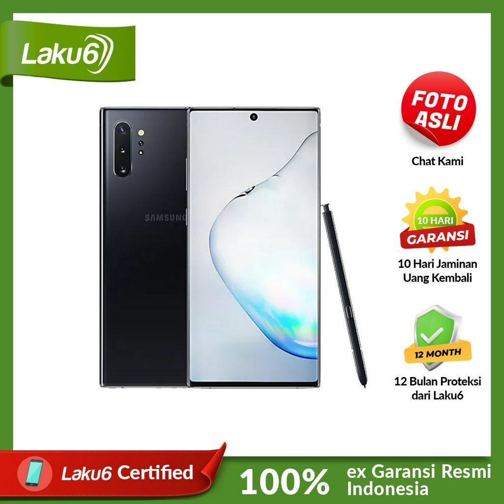 Jual Samsung Galaxy Note 10 Plus 12GB/256GB Bekas Resmi Indo | Shopee Indonesia