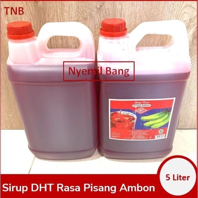 Jual Diskon Sirup Dht Pisang Ambon 5 Liter Syrup Pisang Ijo Khas ...