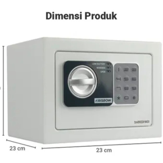 Jual Krisbow Brankas Besi Mini/Berangkas/Brangkas 17 Nef1/3Mm/Steel ...