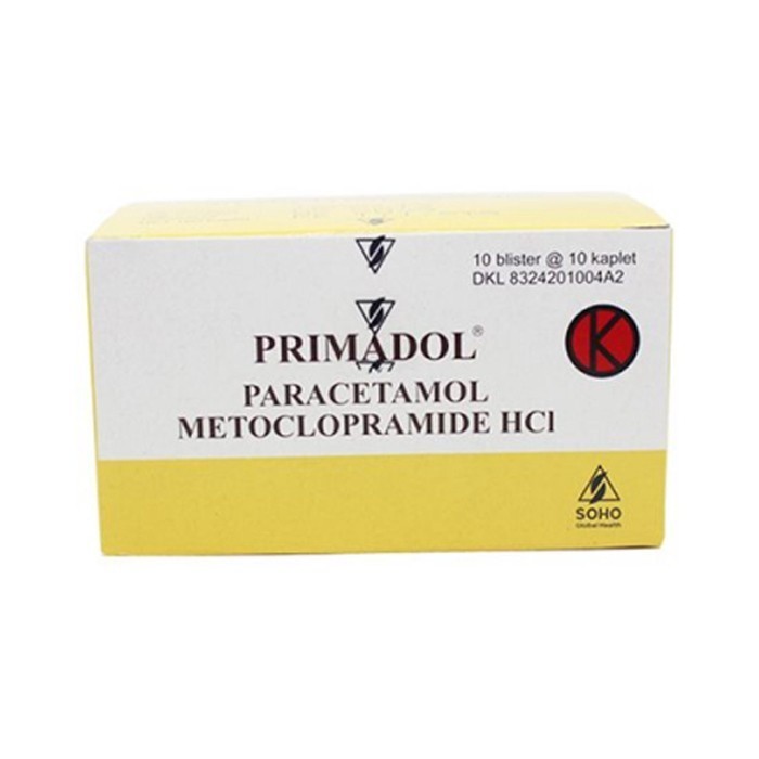 Jual PRIMADOL 10 KAPLET / DEMAM / NYERI / SAKIT KEPALA / SAKIT GIGI ...
