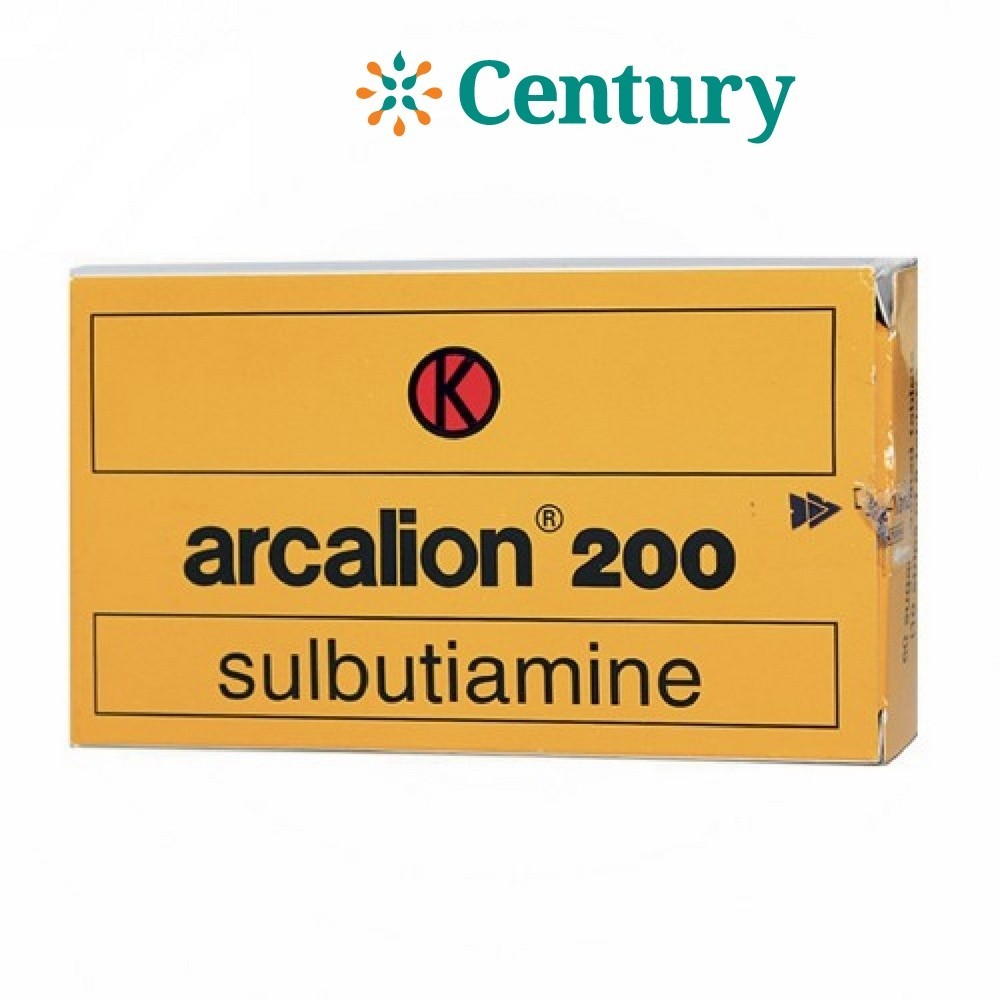 Jual ARCALION 200MG 1 STRIP ISI 6 TABLET / SULBUTIAMINE / VITAMIN B1 ...