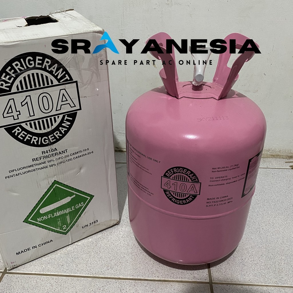 Jual Freon R410 Refrigerant AC Tabung | Shopee Indonesia