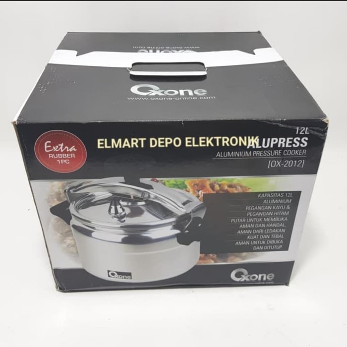 Jual Oxone Alupress Aluminium Pressure Cooker Ox-2004/ Panci Presto 4 Liter | Shopee Indonesia