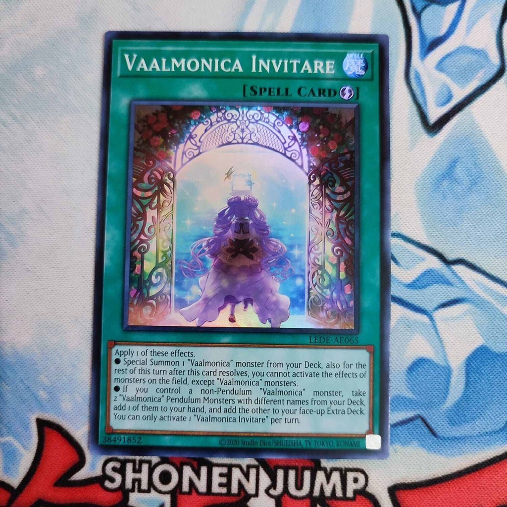 Jual yugioh AE vaalmonica invitare LEDE-AE065 SR original | Shopee ...