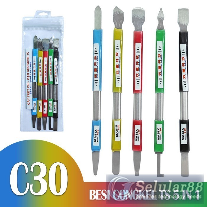 Jual Alat Bongkar HP Besi Congkel TS 5in1 C30 Open Tool Sparepart ...