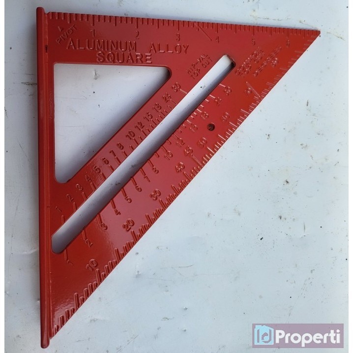 Jual Penggaris Sudut Siku Segitiga 18cm 7inch Tukang Kayu Woodworking ...