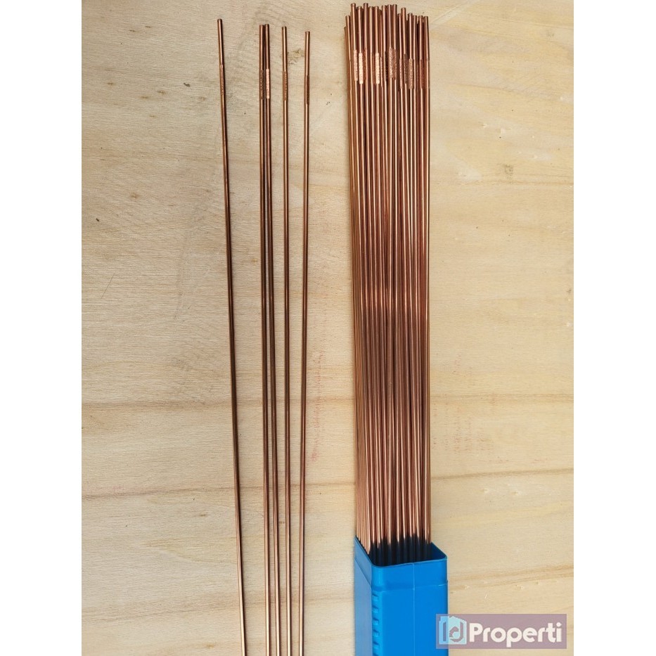 Jual Roha TGS50 Kawat Las Argon 2.4mm 1kg Tig Besi Filler Rod Elektroda ...
