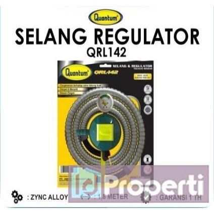 Jual Quantum QRL142 Regulator+Selang Tabung Gas LPG Meter Tekanan ...