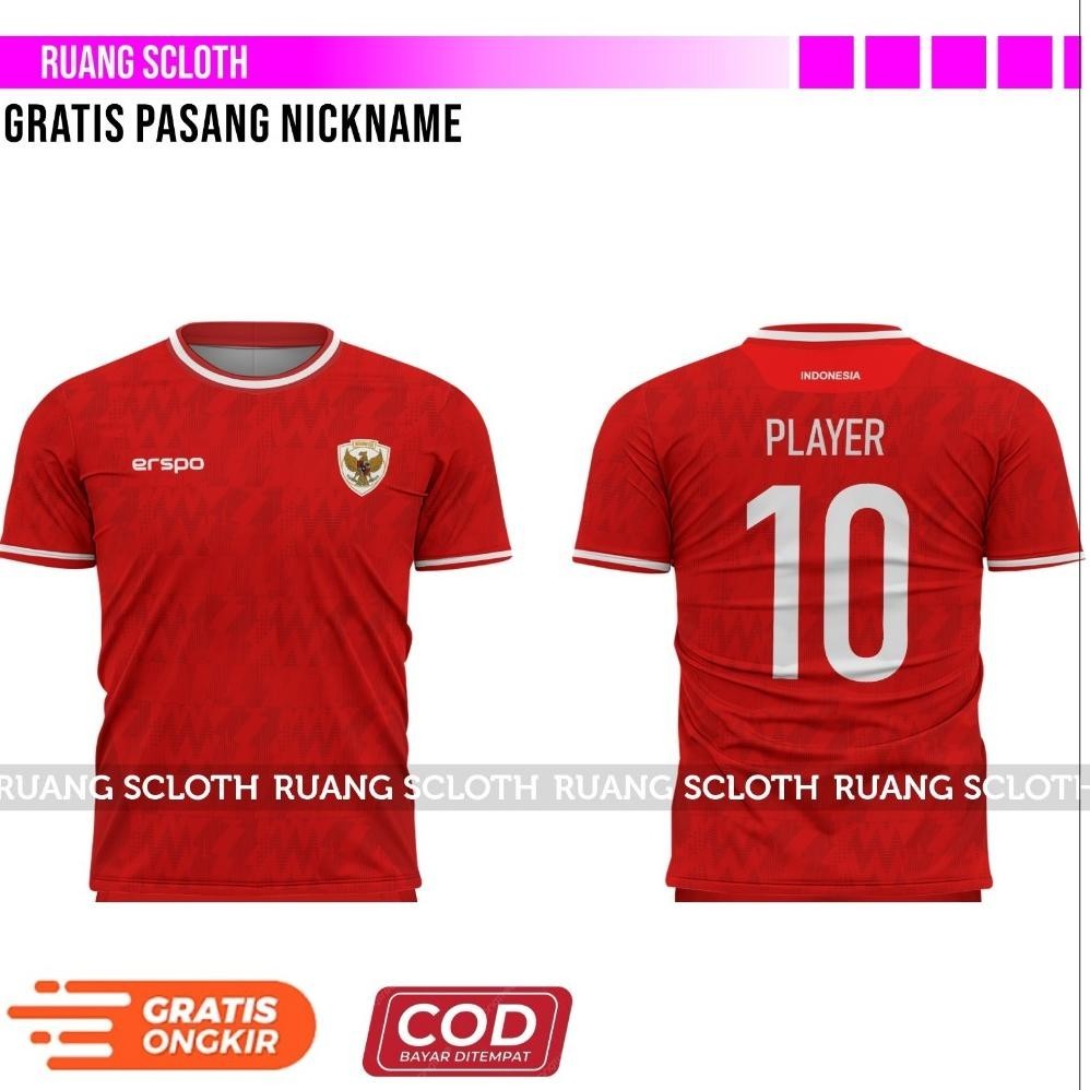 Jual Jersey Timnas New Home 2024 Terbaru Premium Gratis Pasang Nama Dan ...