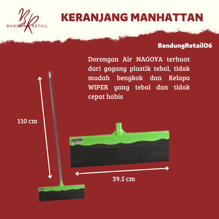 Jual Pendorong Air Lantai Wiper Lantai Floor Dorongan Air Nagoya 719 ...