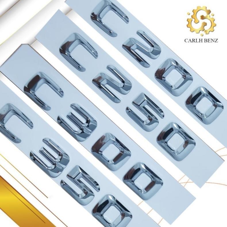 Jual EMBLEM C200 C250 C300 C350 MERCEDES BENZ CHROME GRADE A / EMBLEM ...
